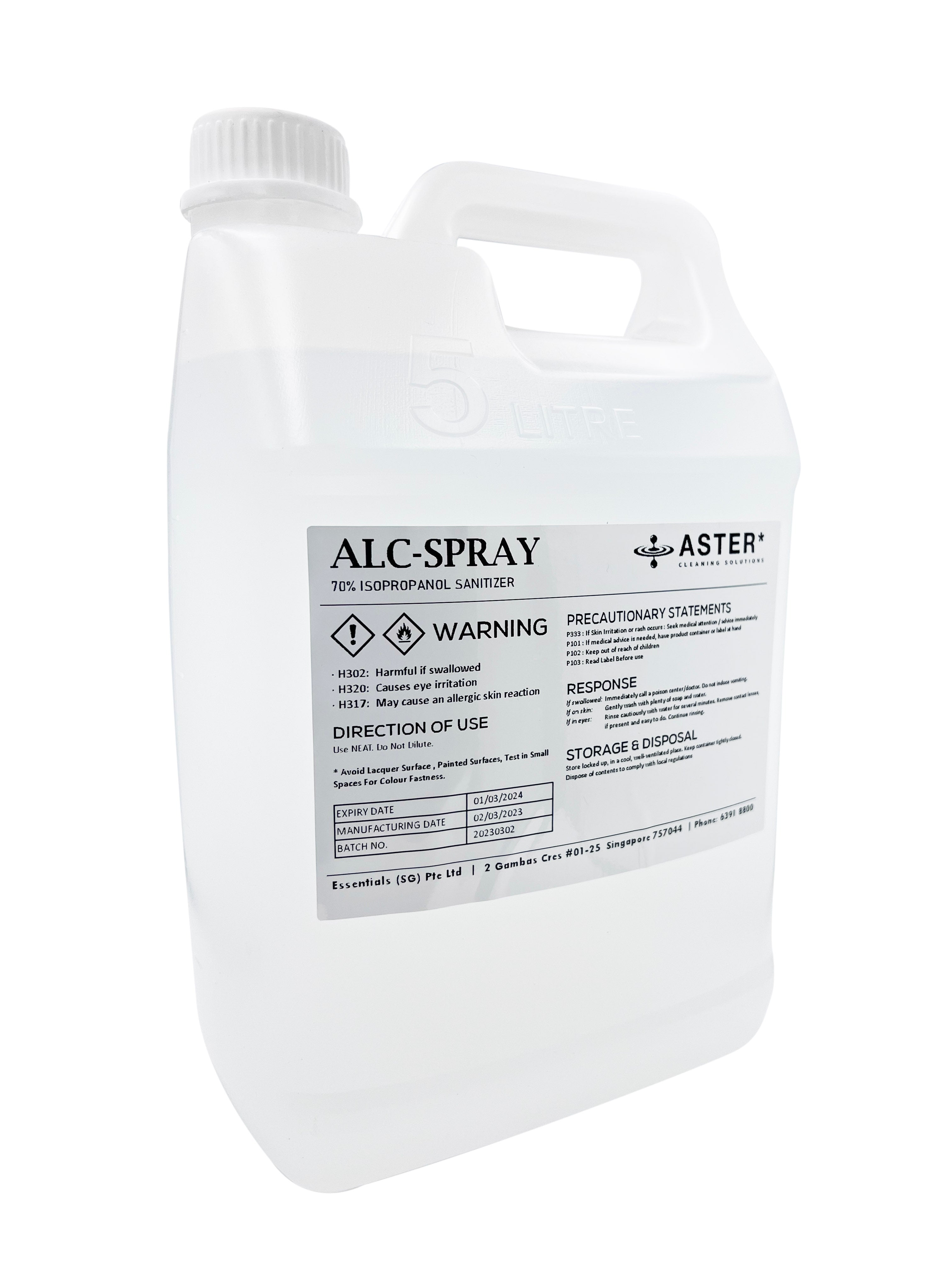 Aster* ALC Spray – Essentials (SG) Pte Ltd