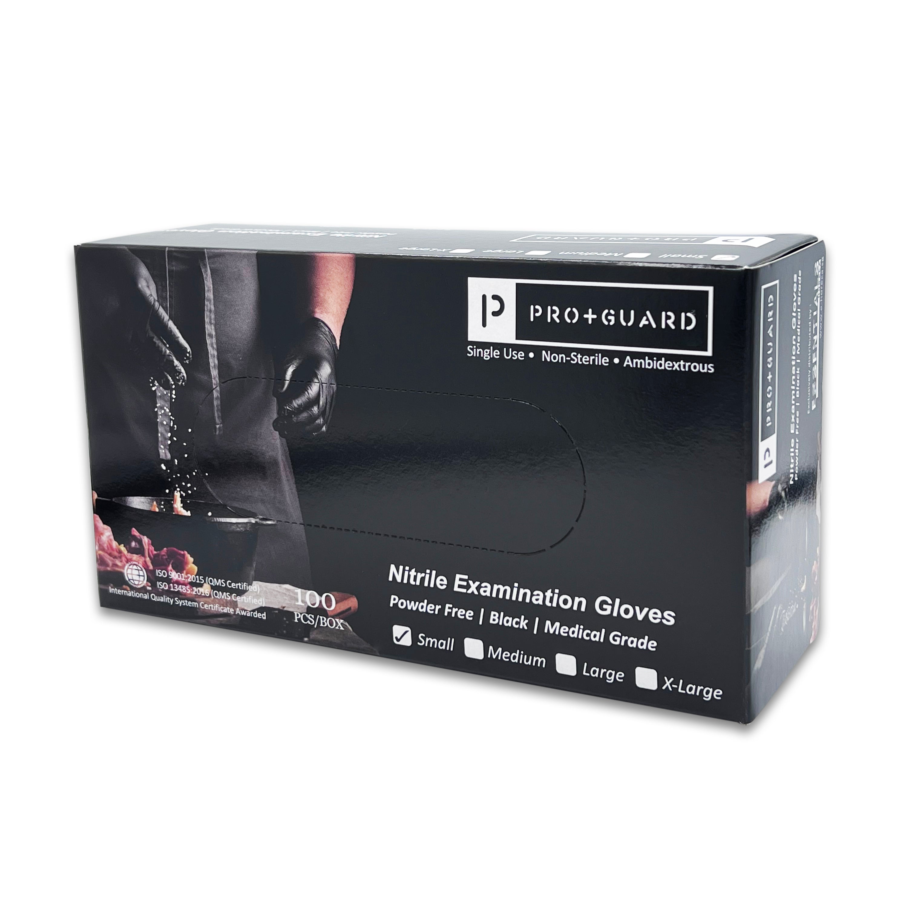 Pro+Guard Nitrile Gloves (Black - Powder Free) – Essentials (SG) Pte Ltd
